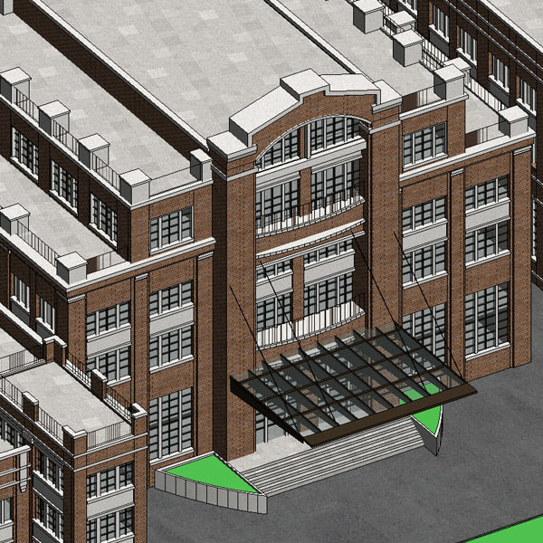 university building exterior max