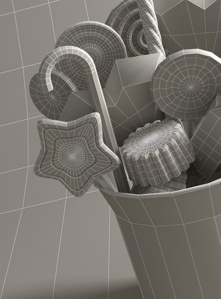 candy present confectionary 3d model
