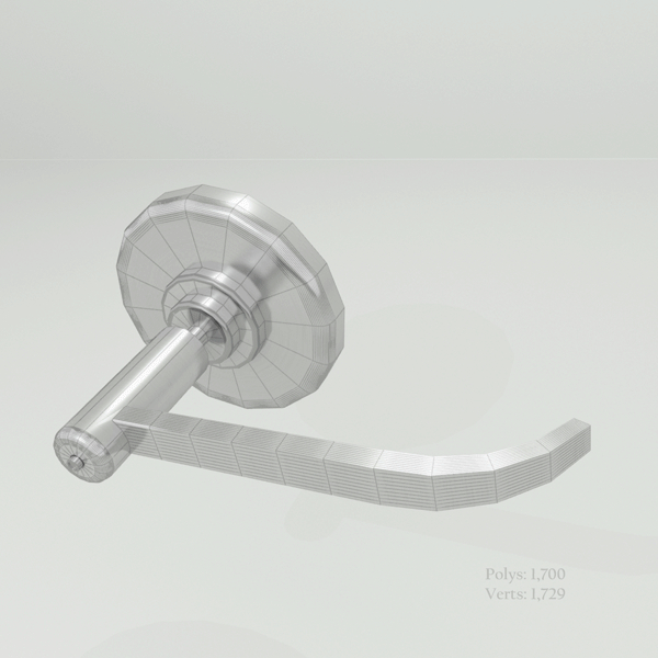 door lever 3d max
