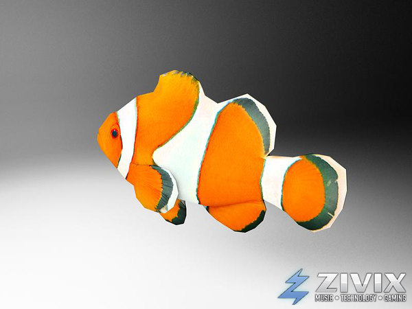 free tropical fish pack 3d model