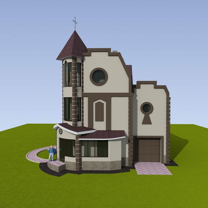 3d small house