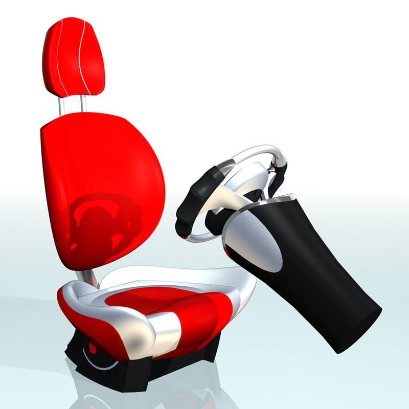car seat 3d model