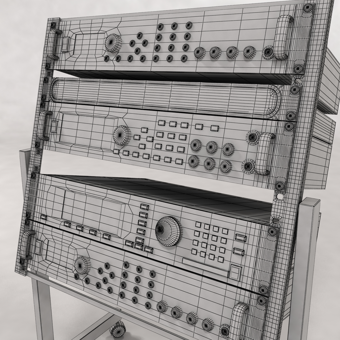 rack music studios 3d max