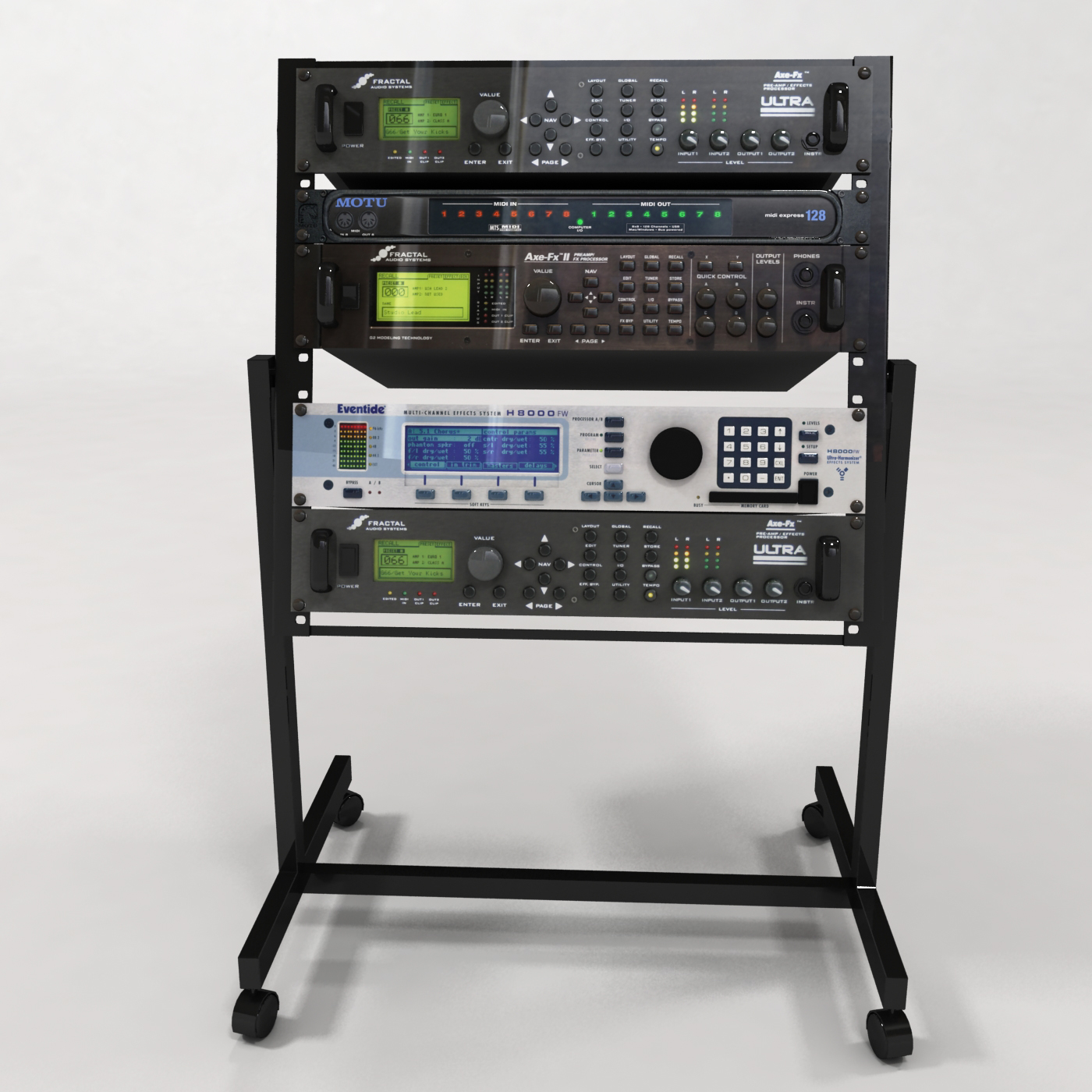 rack music studios 3d max