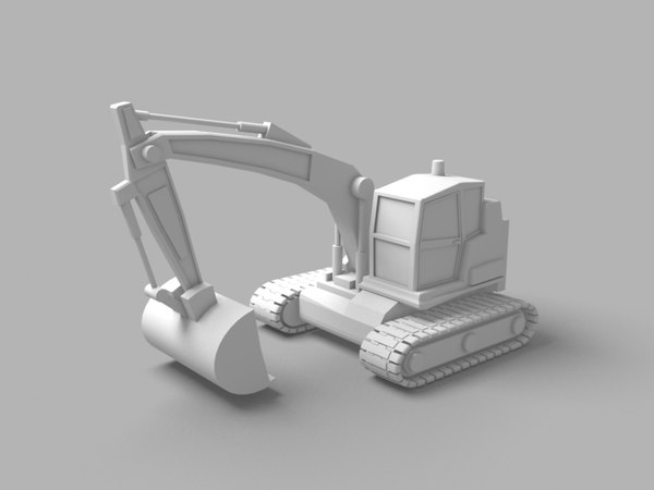 bagger 3d model