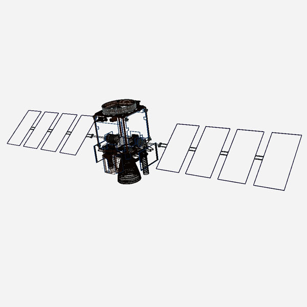 satellite 3d model