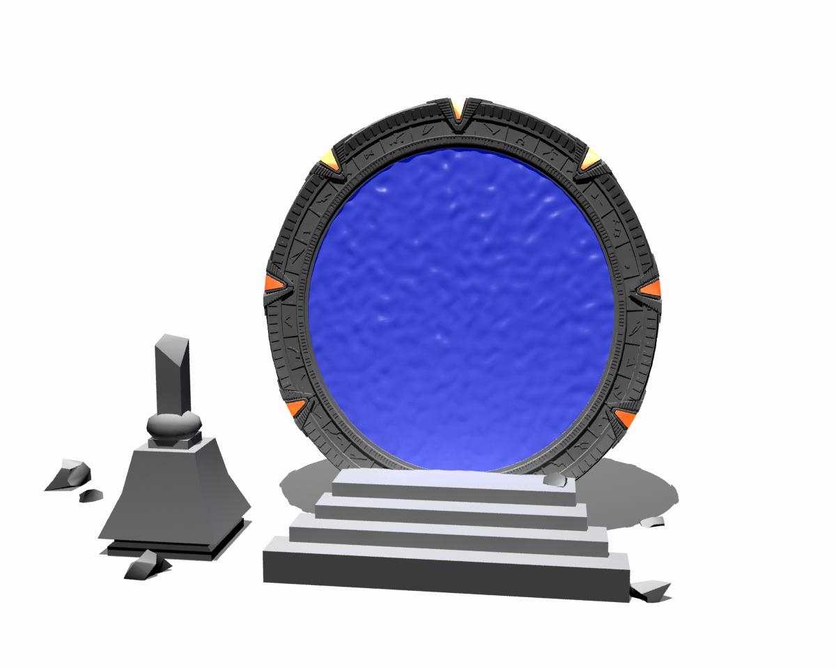 stargate gate star 3d model