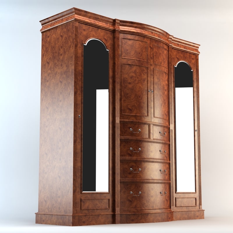 wardrobe cabinet armoire 3d max