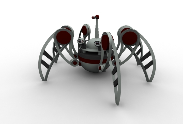 3d robot spider model
