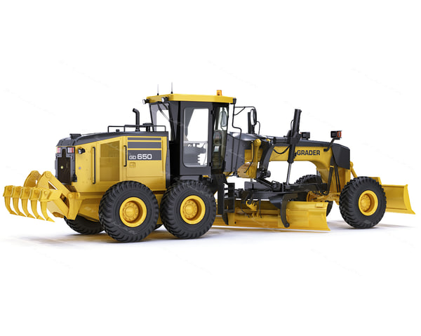 3d model motor grader