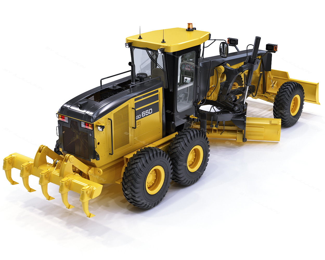 3d model motor grader