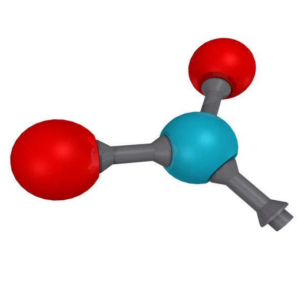 Nitro Grupo Funcional - Molécula Modelo 3D - TurboSquid 654617