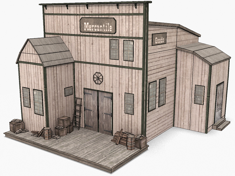 western store 3d model