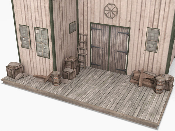 western store 3d model