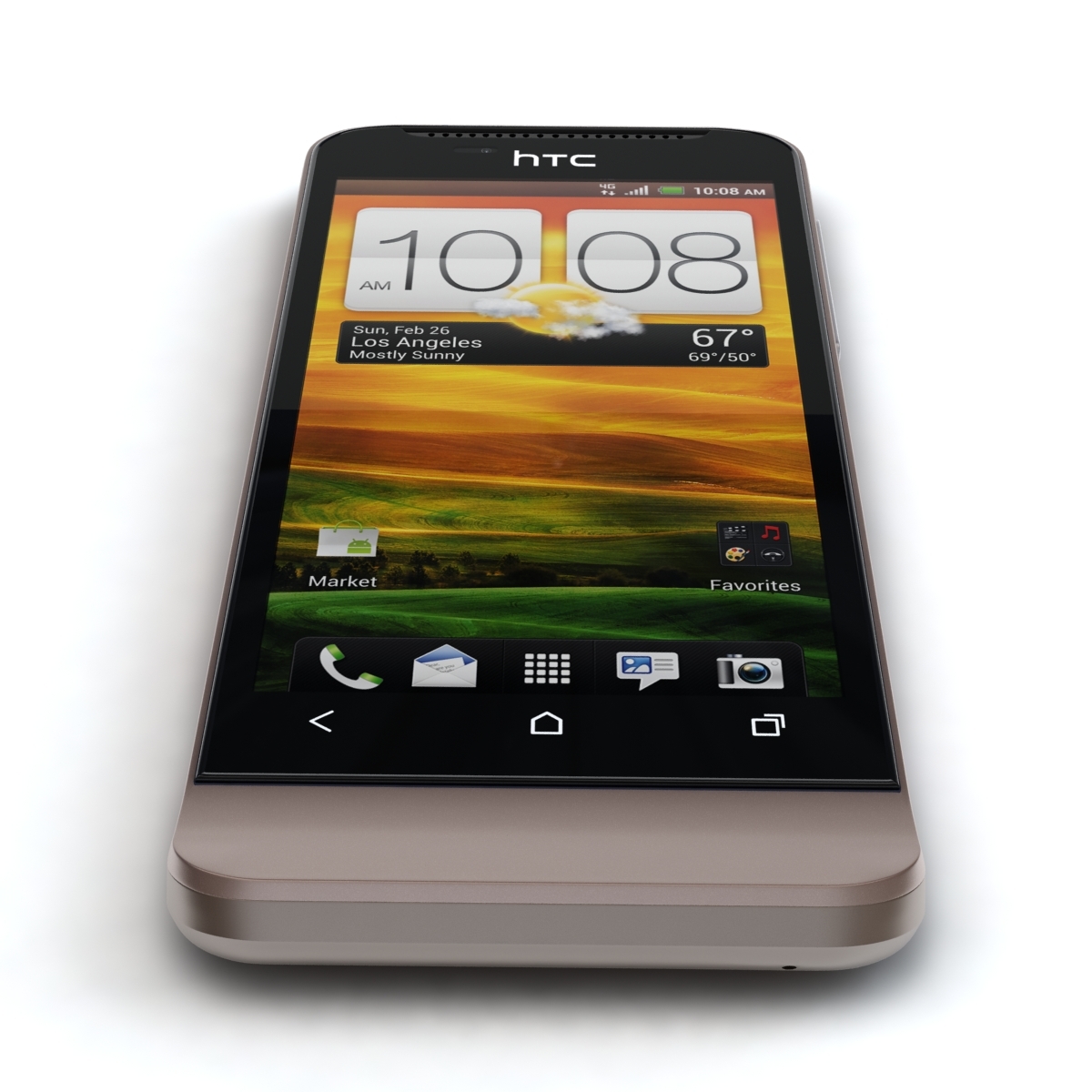3ds max htc v brown cell phone