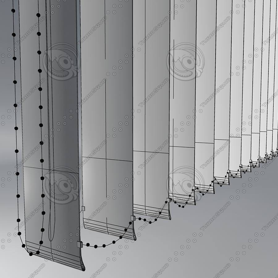 3d office window curtain