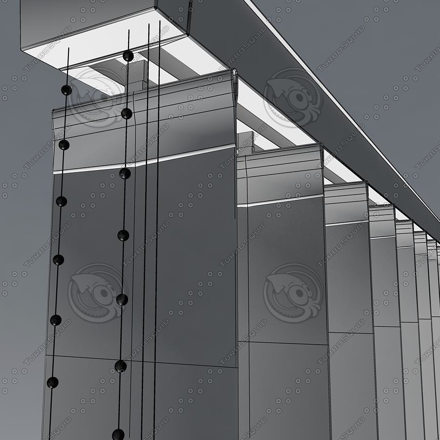 3d office window curtain