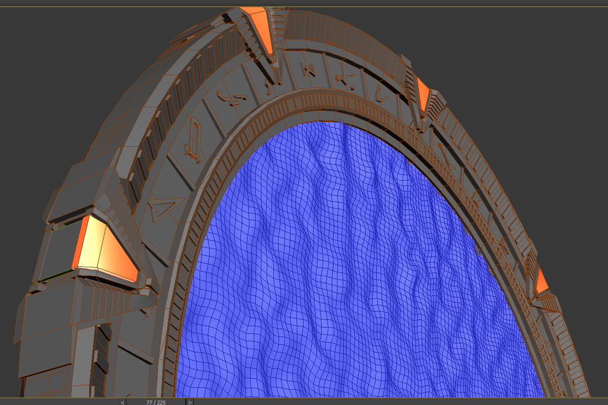 stargate gate star 3d model