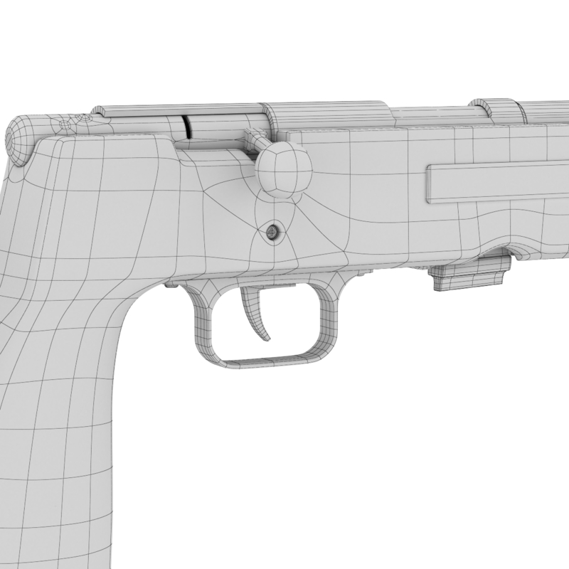 3d model olympic shooting rifles