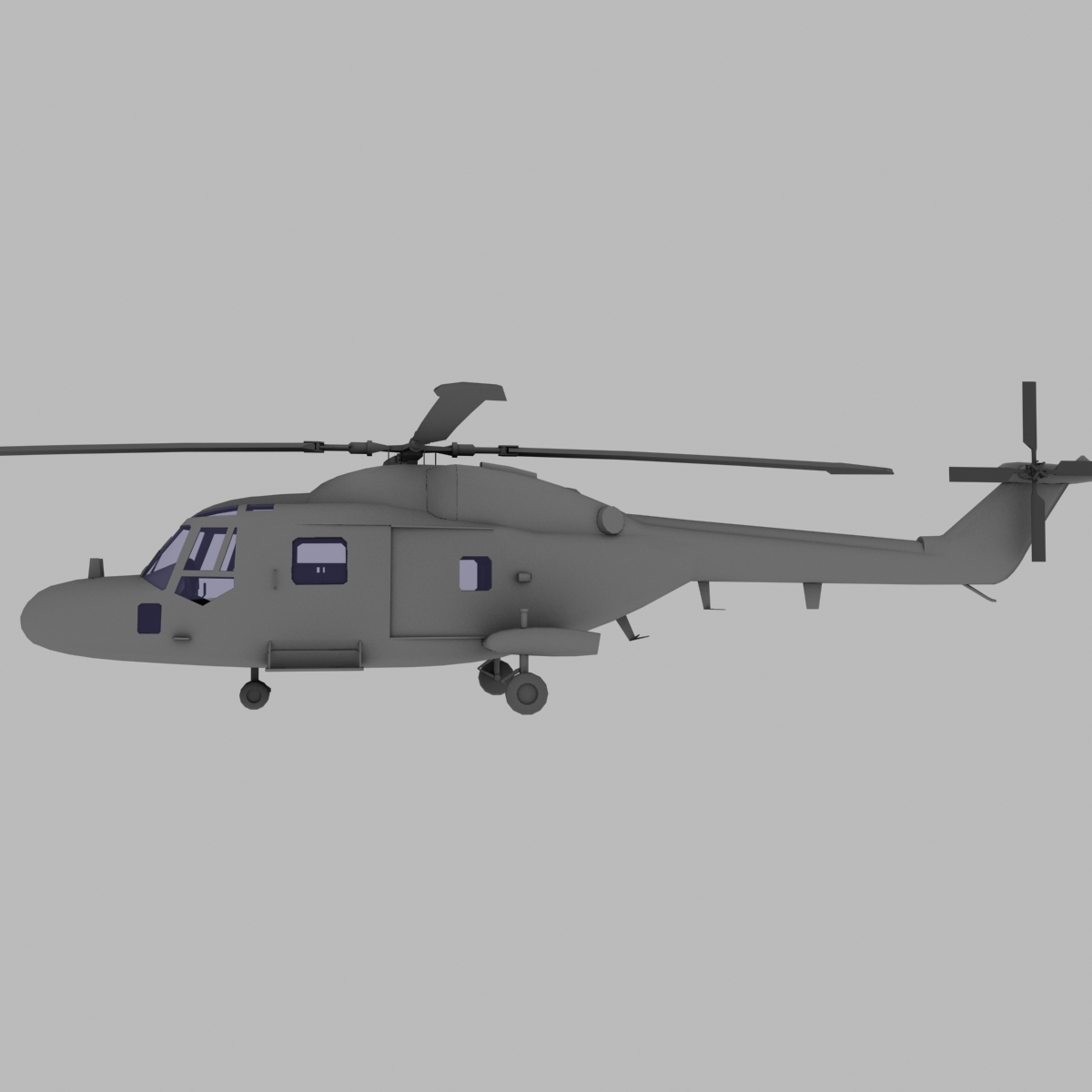3d lynx helicopter model