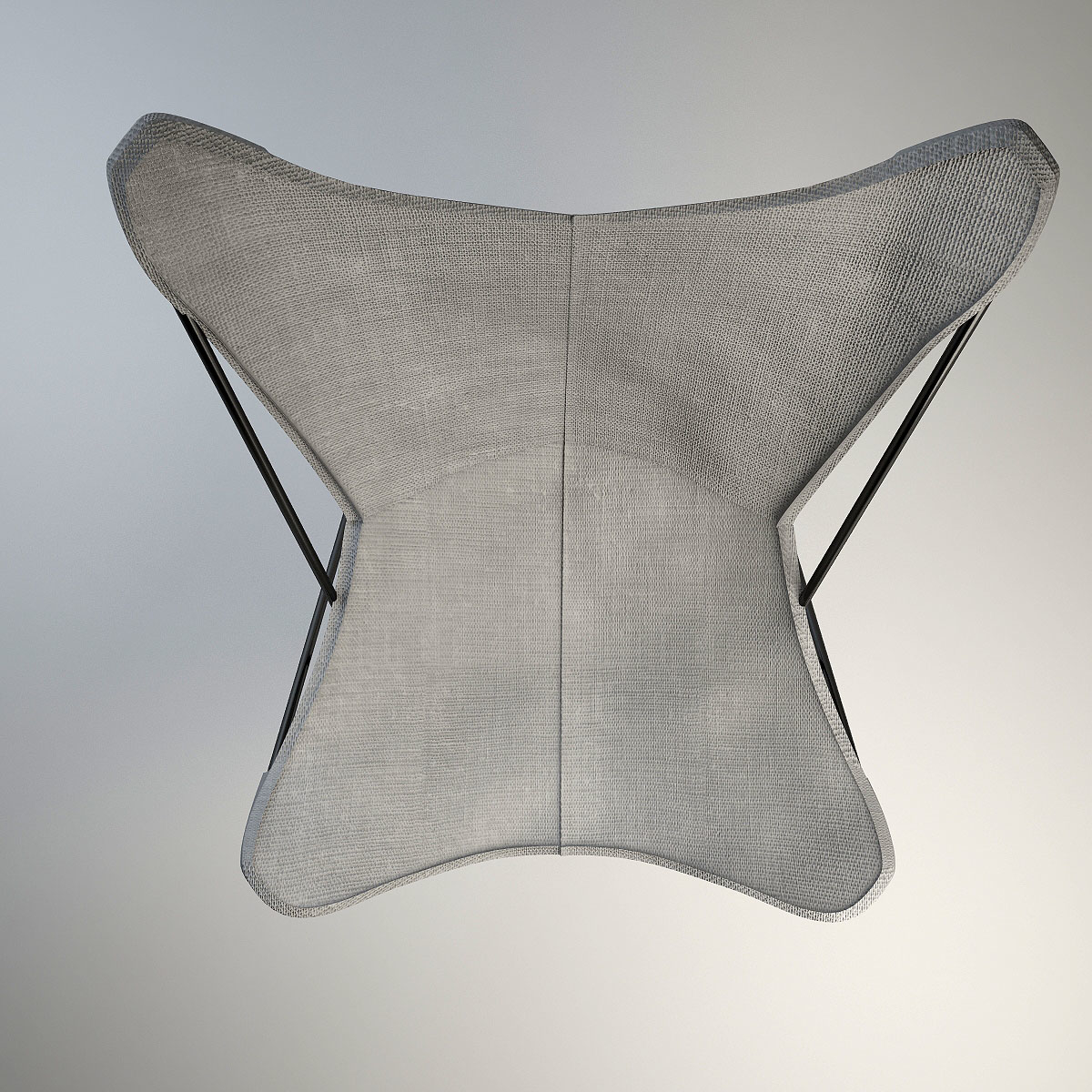 butterfly chair 2 3d max