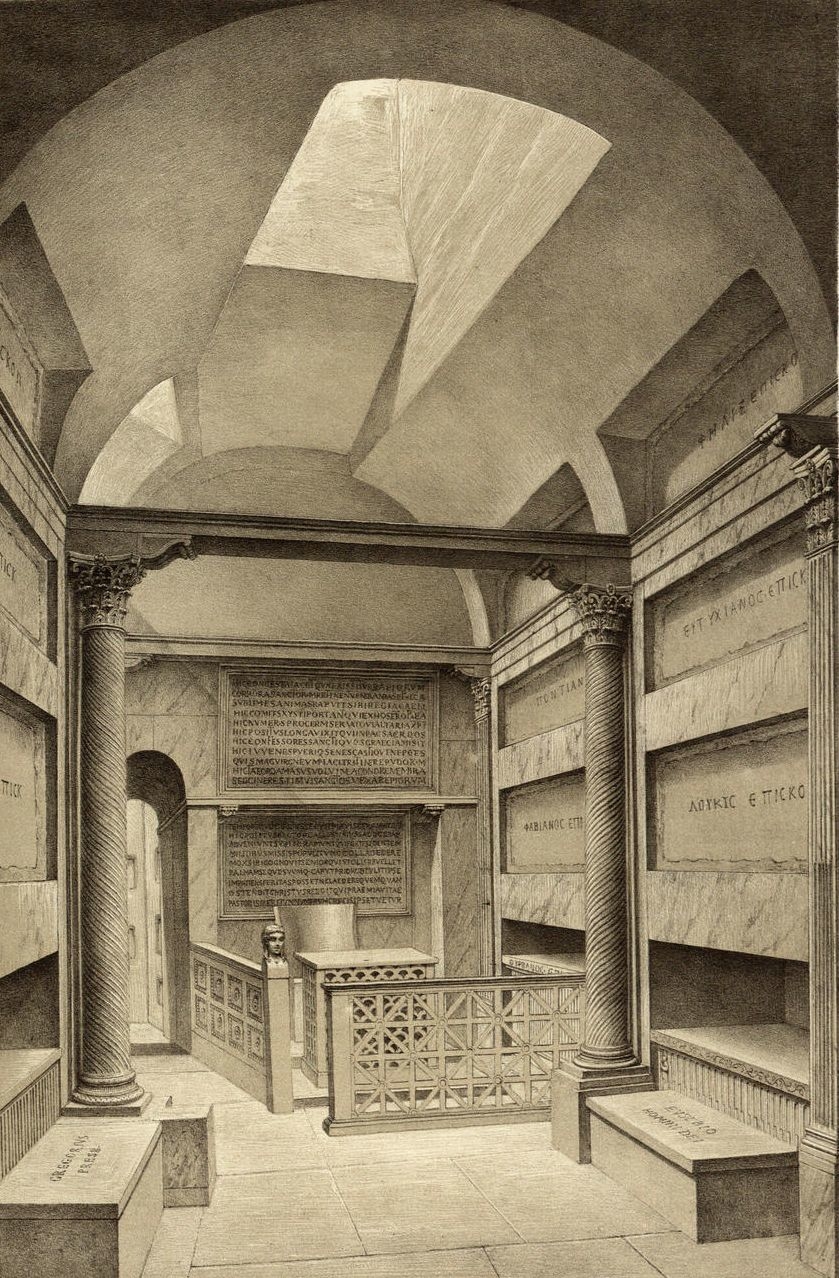 cubicula catacomb 3d model