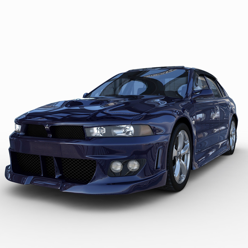 mitsubishi galant vr4 sport 3ds