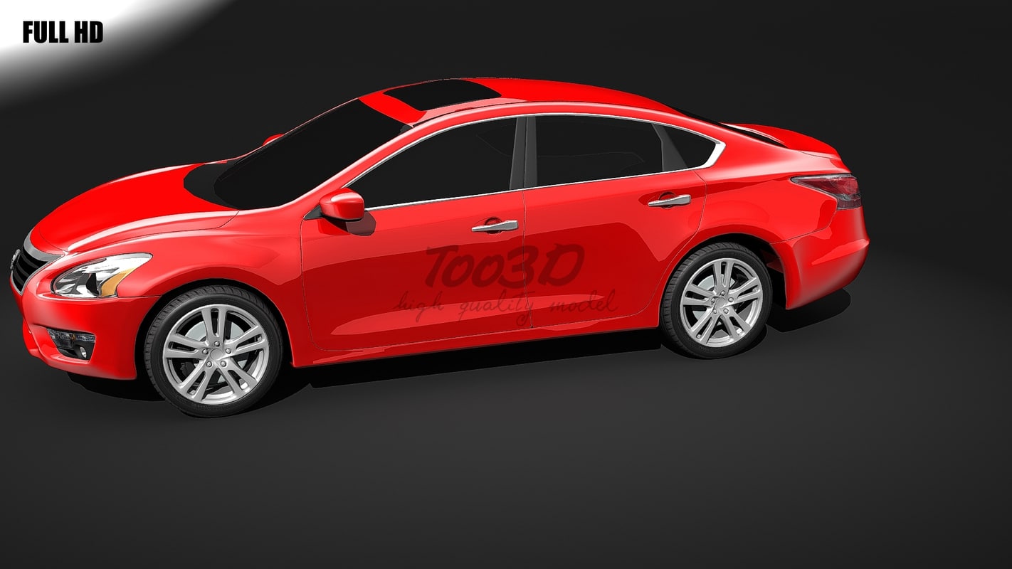 3d obj nissan altima