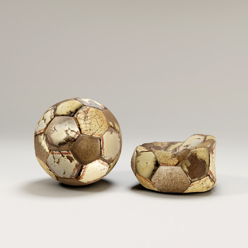 free old balls 3d model