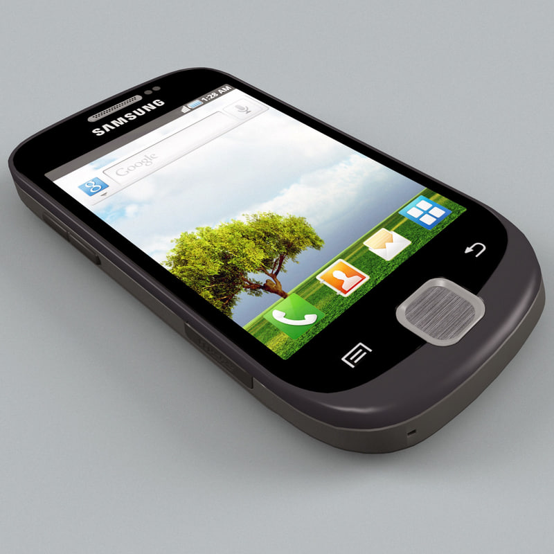 samsung phones v2 3d model