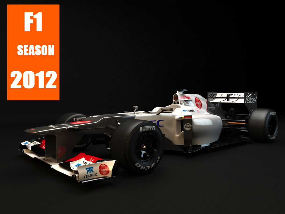 3d sauber f1 c31 model