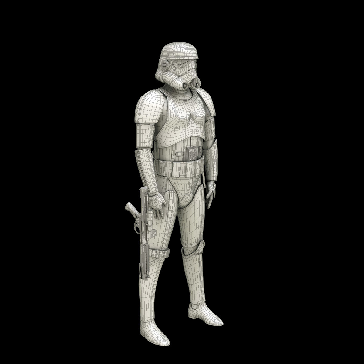 stormtrooper helmet 3d model