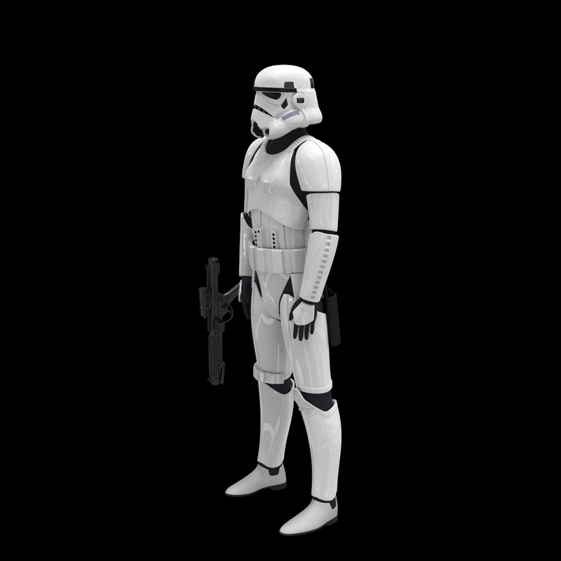 stormtrooper helmet 3d model