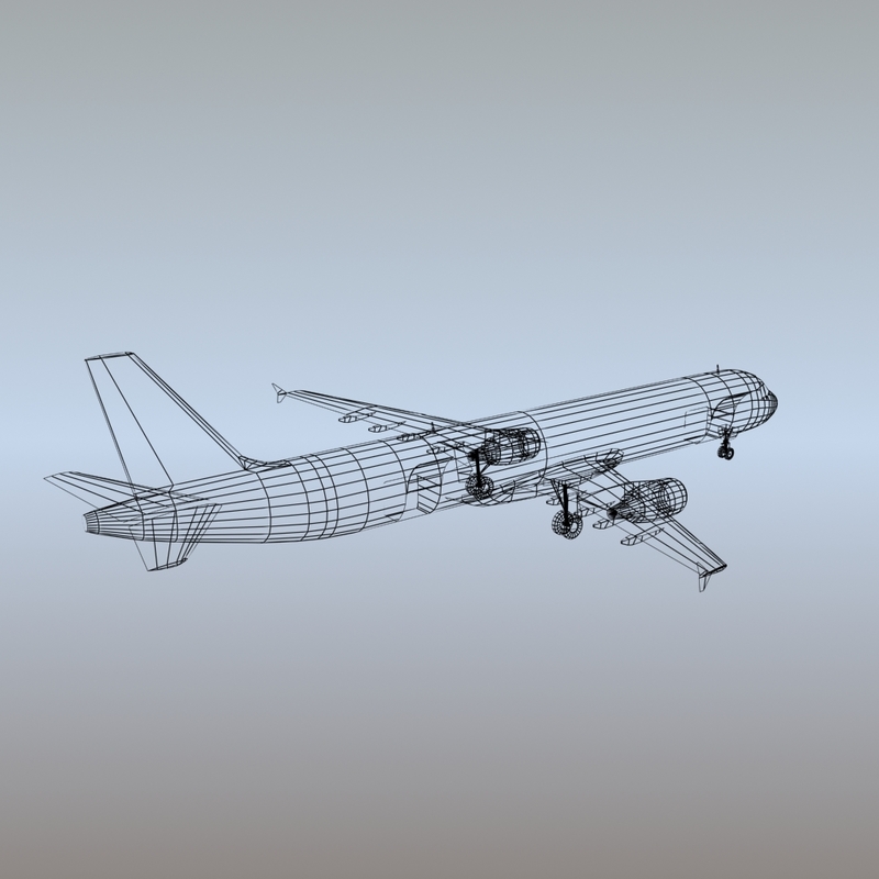 3d 737 american airlines