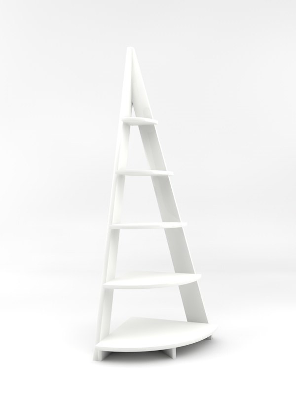 corner display stand 3d model