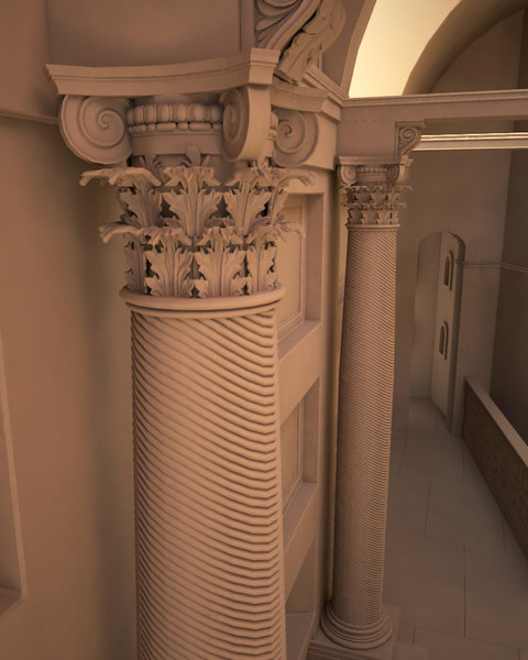 cubicula catacomb 3d model