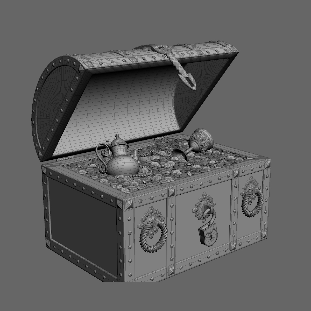 treasure chest 3d model