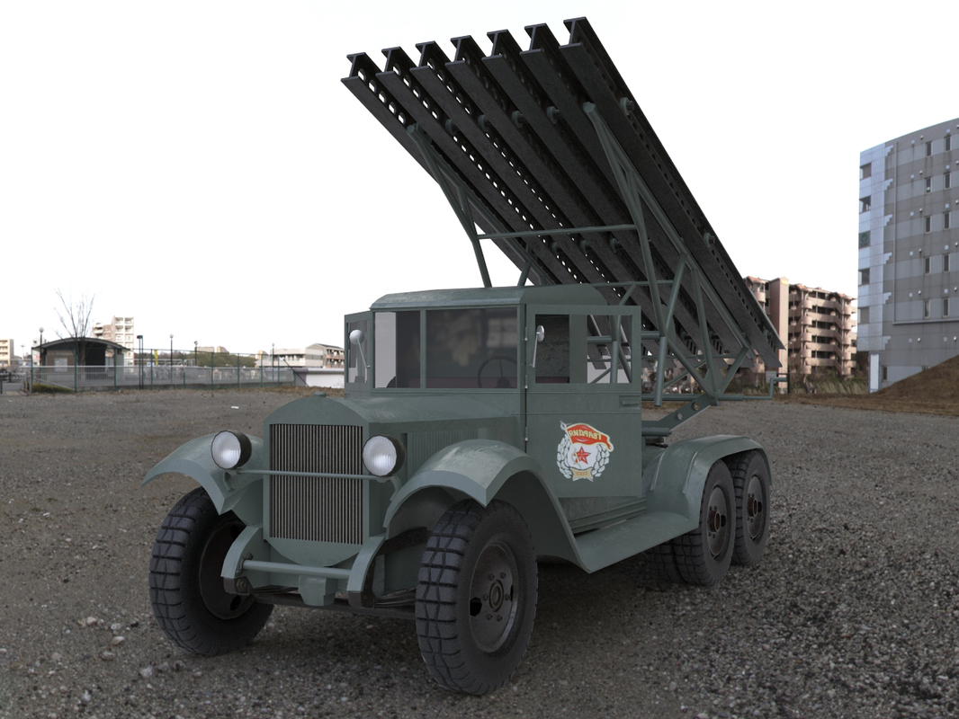 katyusha 3d model