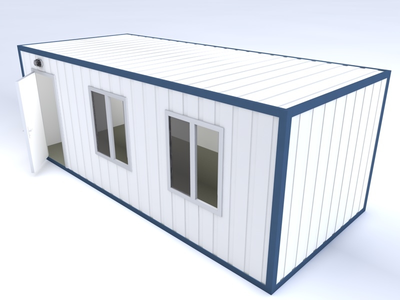 3d house shipping container model