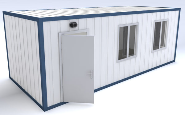 3d house shipping container model