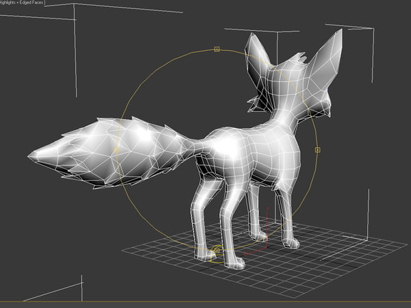 3d fox
