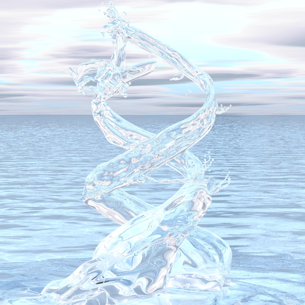 3d model water stream