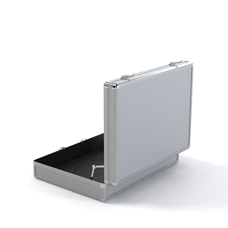open aluminum briefcase max