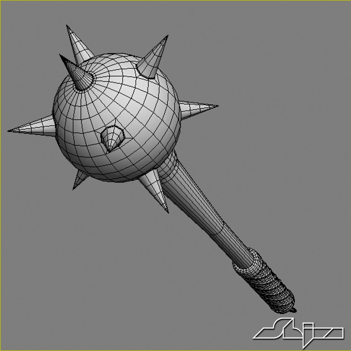 mace morningstar 1 3d model