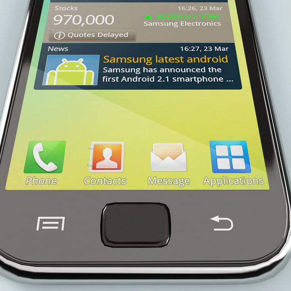 3d model samsung phones v3