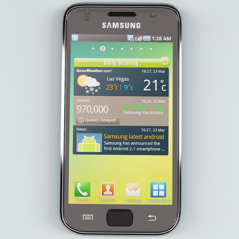 3d model samsung phones v4