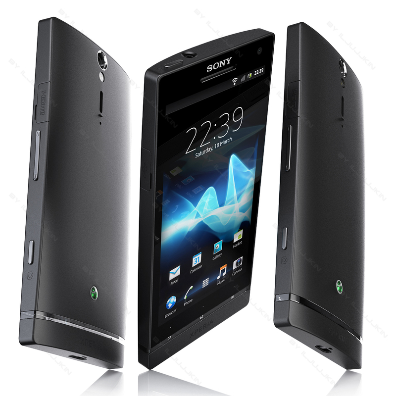 3d sony xperia s p model