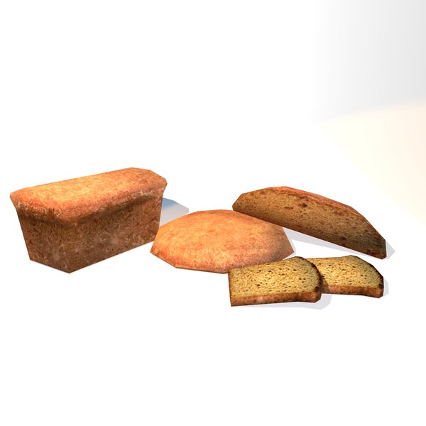 Blender Bread Models | TurboSquid