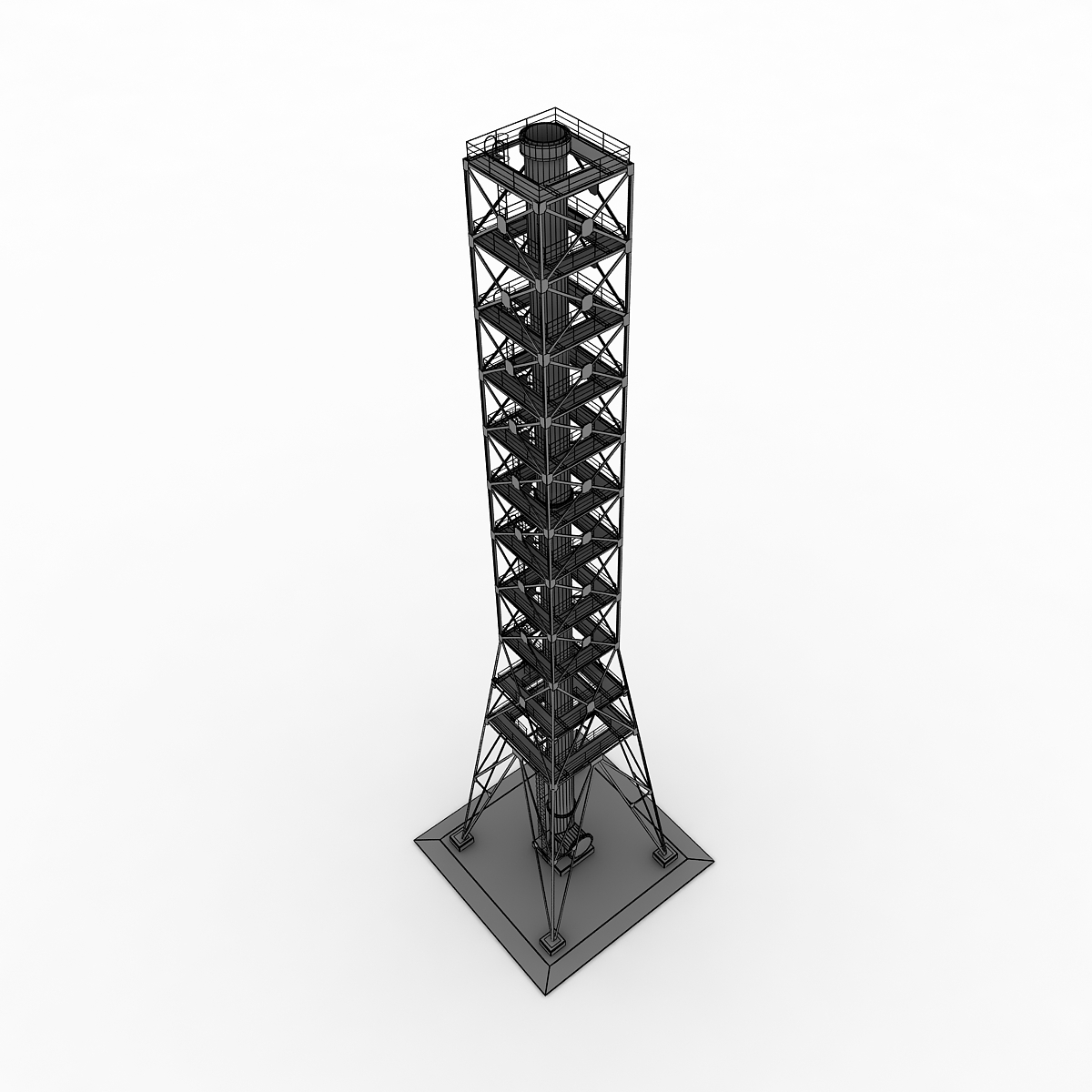 3d flare stack gas 06