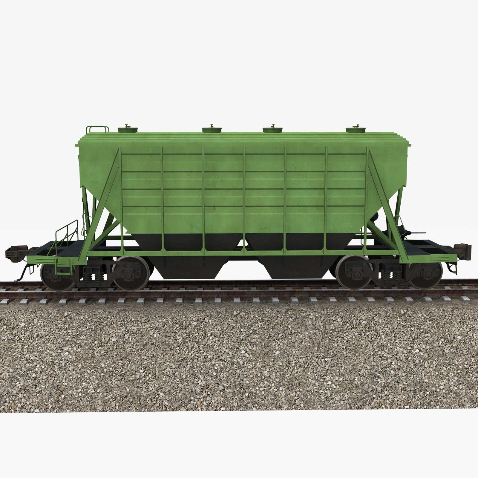 3d russian hopper railway